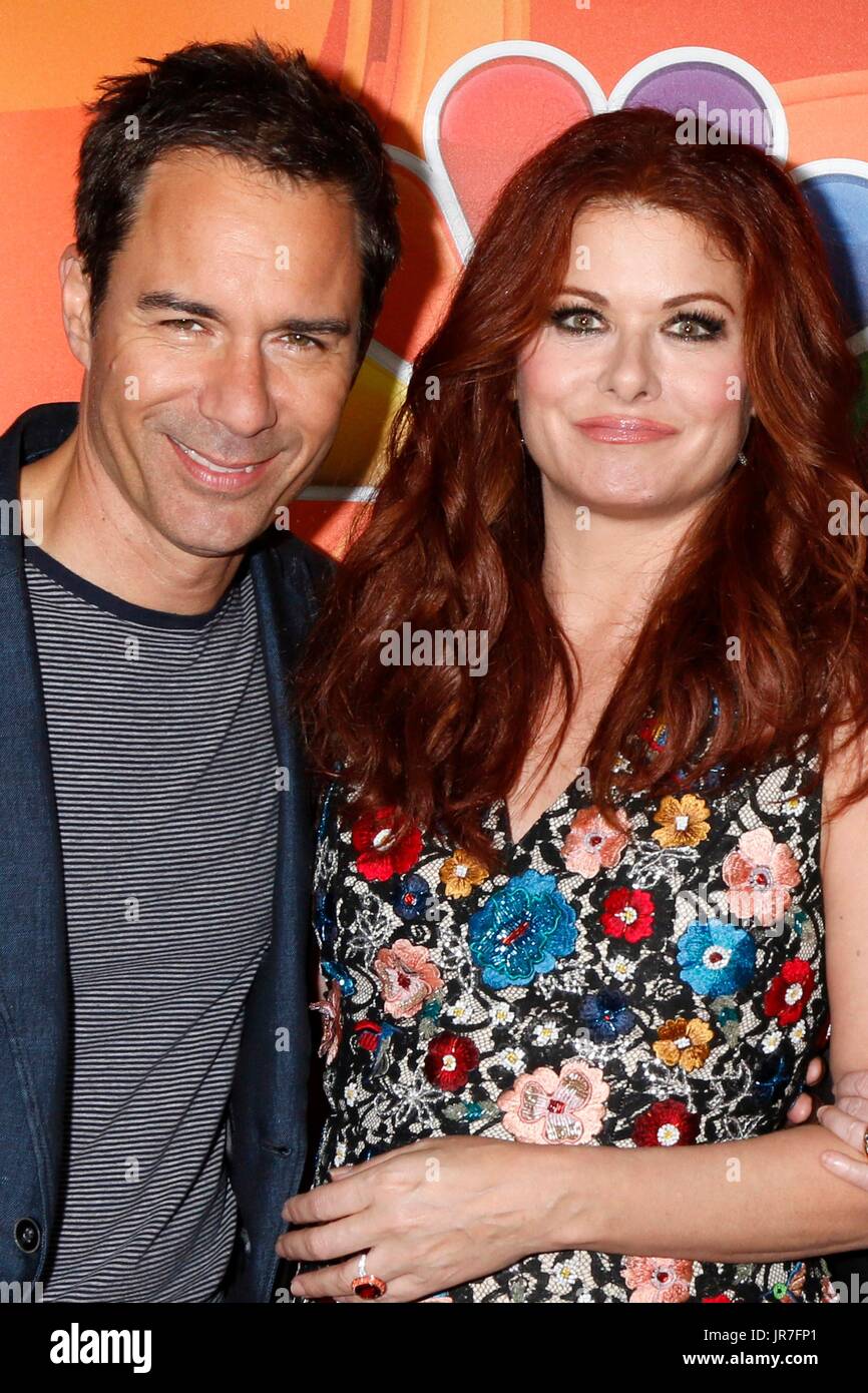 Eric McCormack, Debra Messing at arrivals for TCA Summer Press Tour ...