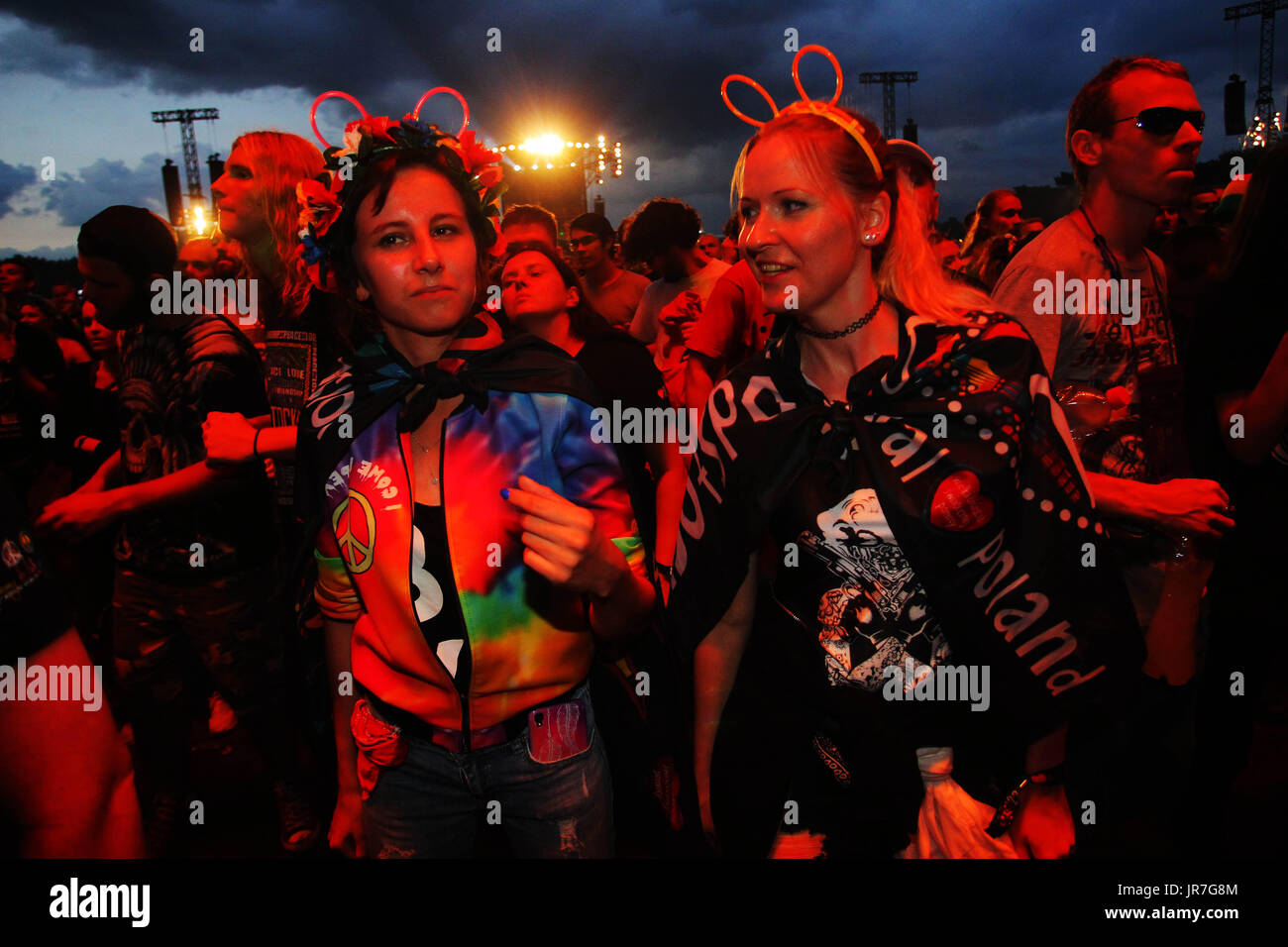 Festival-goers at the 23rd Przystanek Woodstock (Woodstock Bus Stop ...