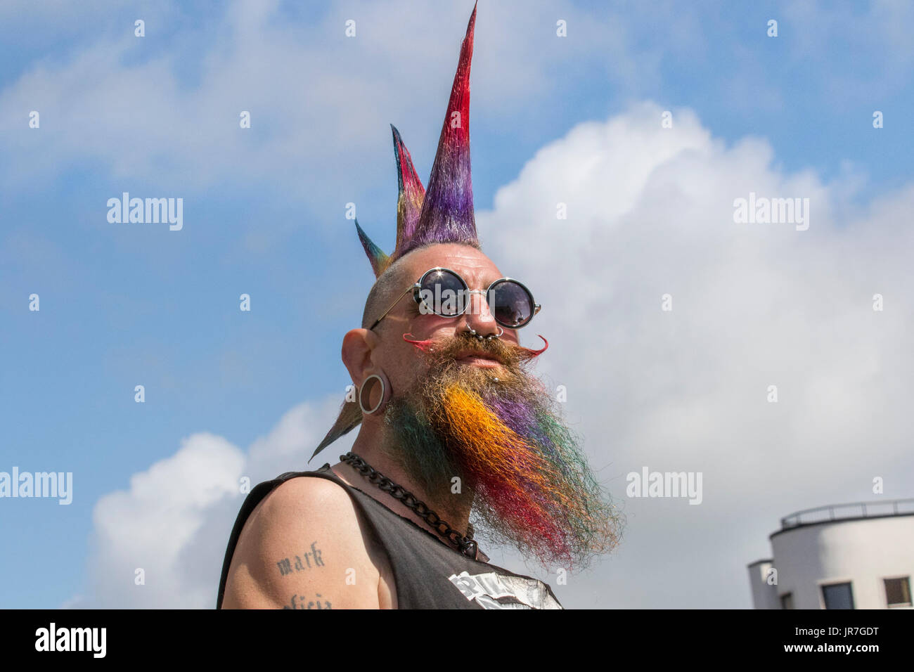 Blackpool, Lancashire, UK. 4th August, 2017. Polish punk at Rebellion ...