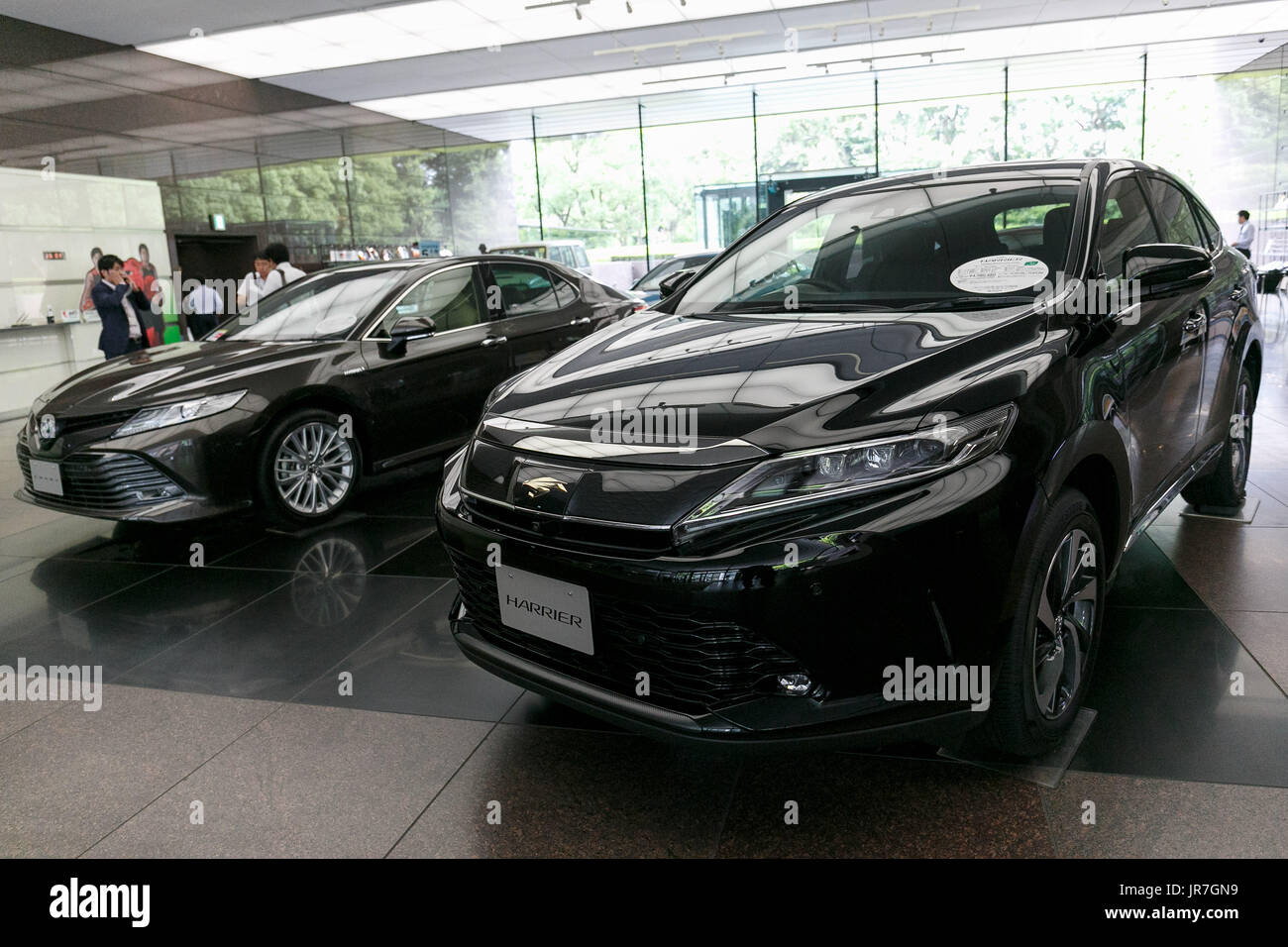 Toyota Motor Corporation's vehicles on display at TMC's headquarters ...