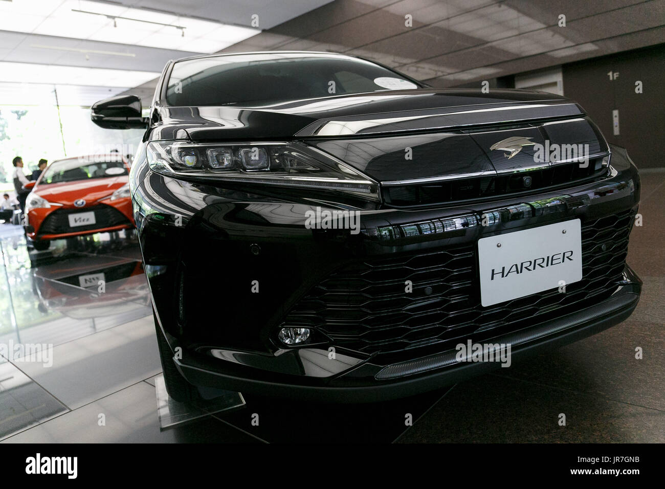 Toyota Motor Corporation's vehicles on display at TMC's headquarters ...
