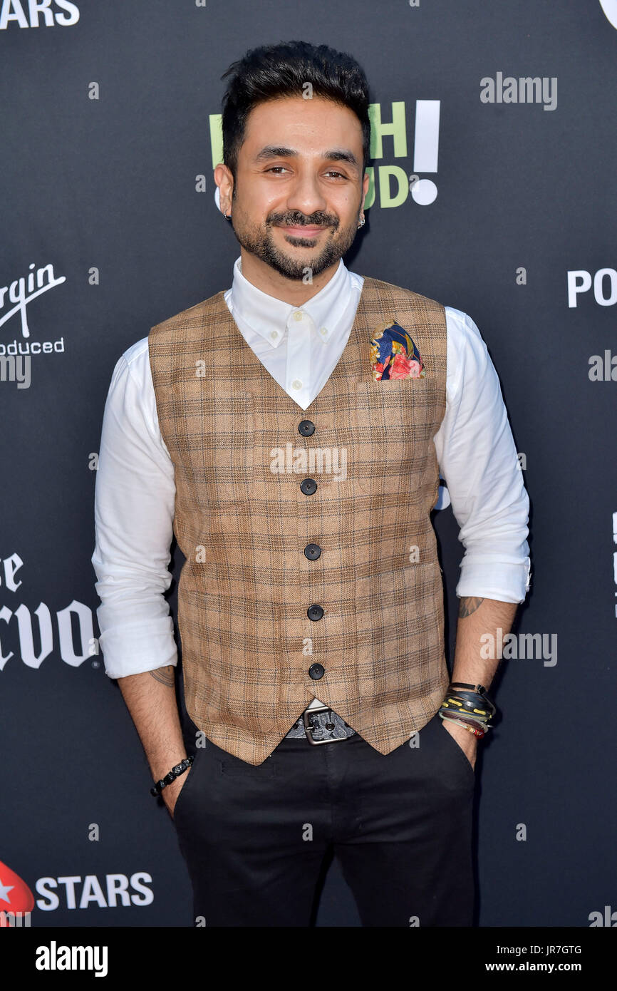 Los Angeles, USA. 3rd Aug, 2017. Vir Das attends the Launch of Laugh ...