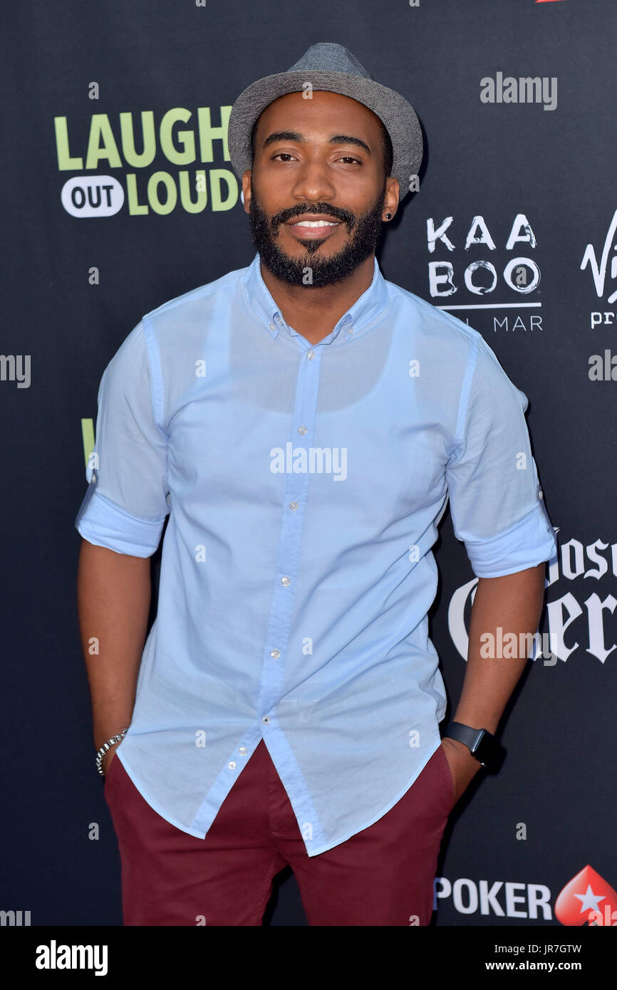 Los Angeles, USA. 3rd Aug, 2017. Joe Goode attends the Launch of Laugh ...
