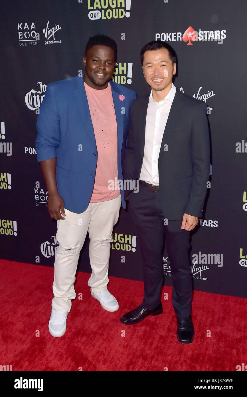 Los Angeles, USA. 3rd Aug, 2017. Catfish Jean and Robert Wu attends the ...
