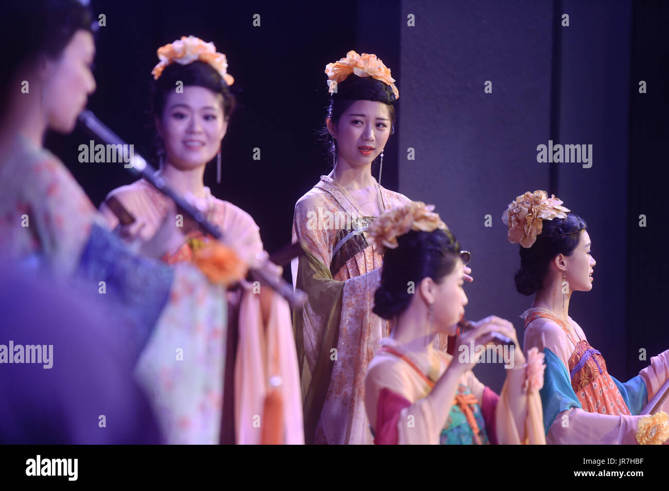 Xiamen, China's Fujian Province. 4th Aug, 2017. Nanyin music actresses ...