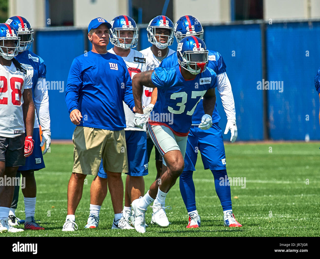 August 4, 2017 - East Rutherford, New Jersey, U.S. - New York Giants ...