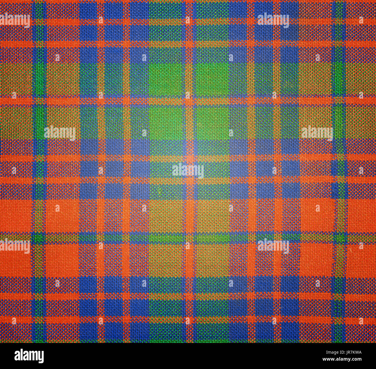 background checkered cloth fabric red green blue Stock Photo - Alamy