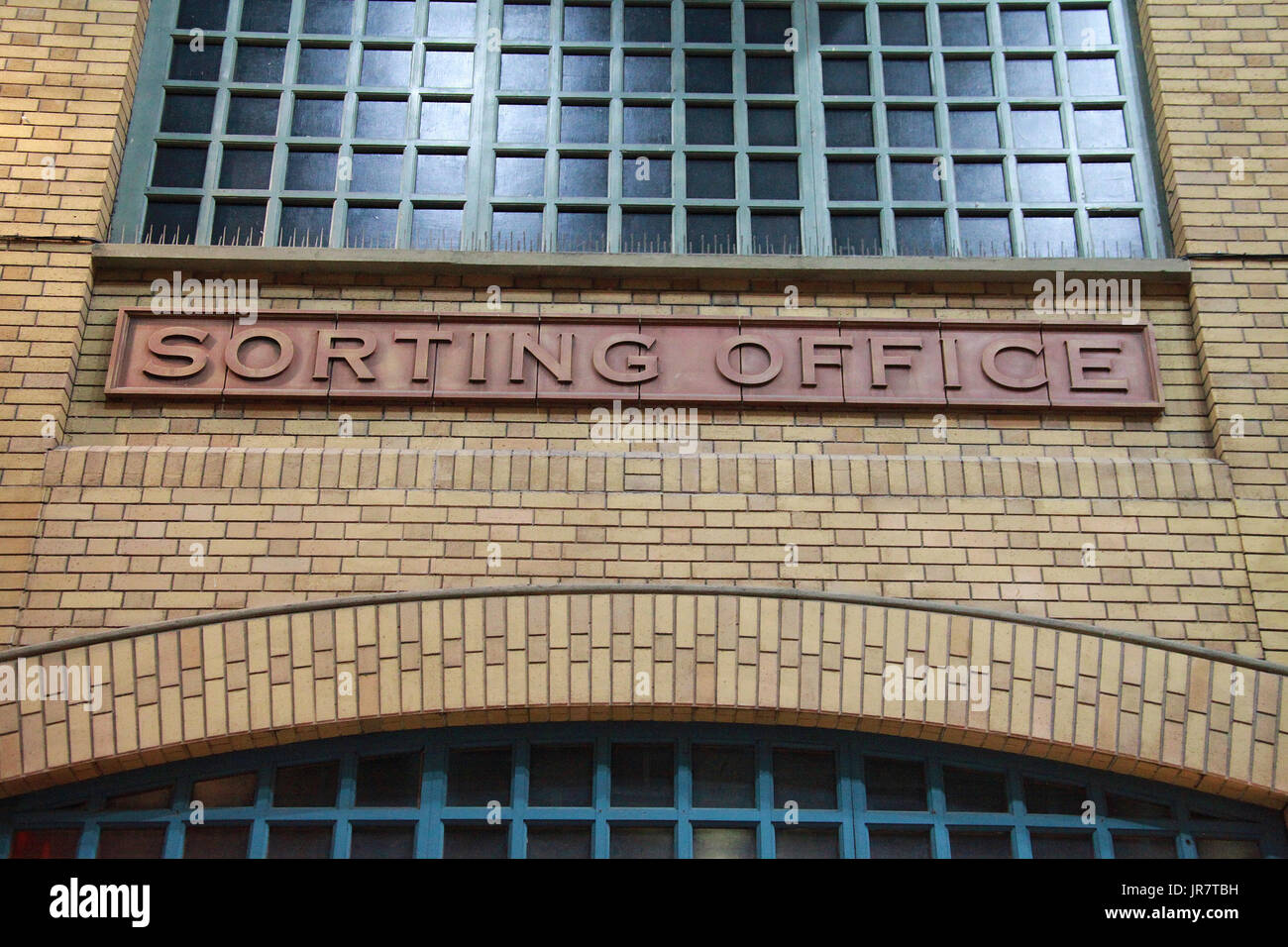 Heritage architecture at the Printworks complex in Manchester Stock ...