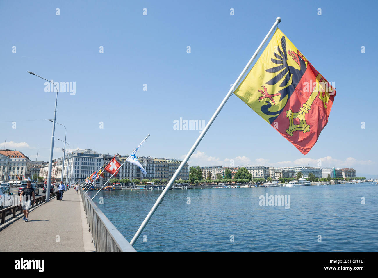 Geneva flag hi-res stock photography and images - Alamy