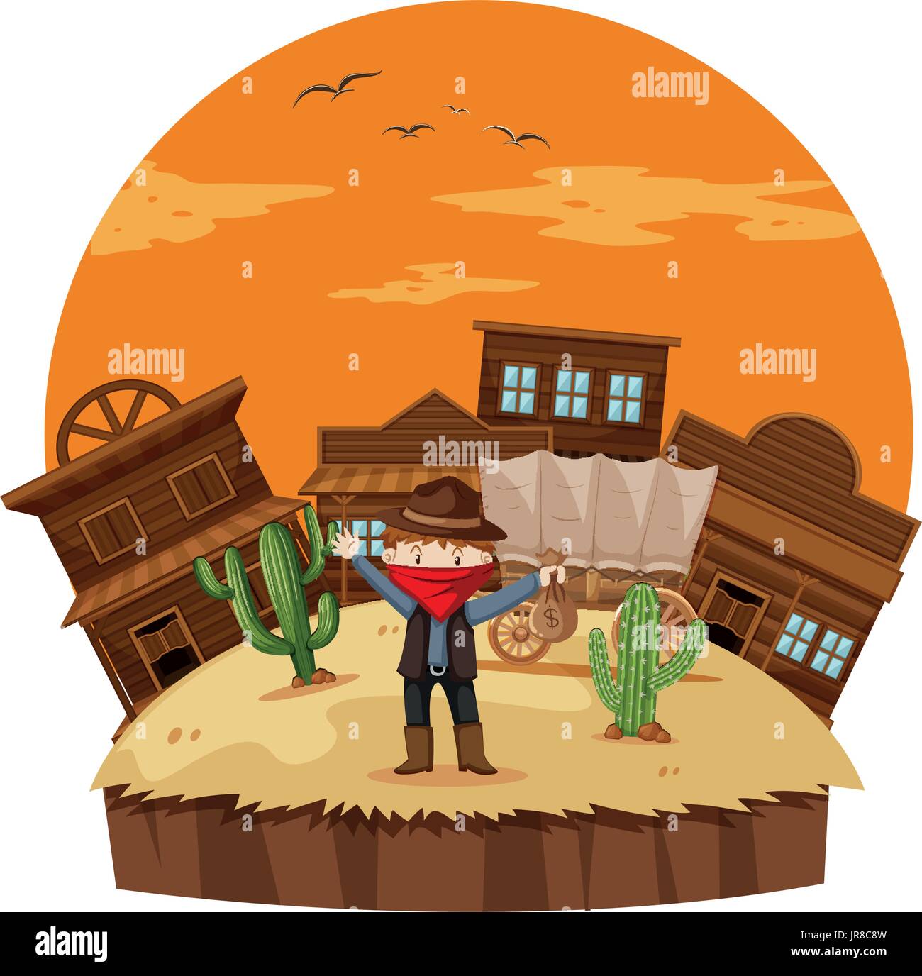 Wild West Town Clipart