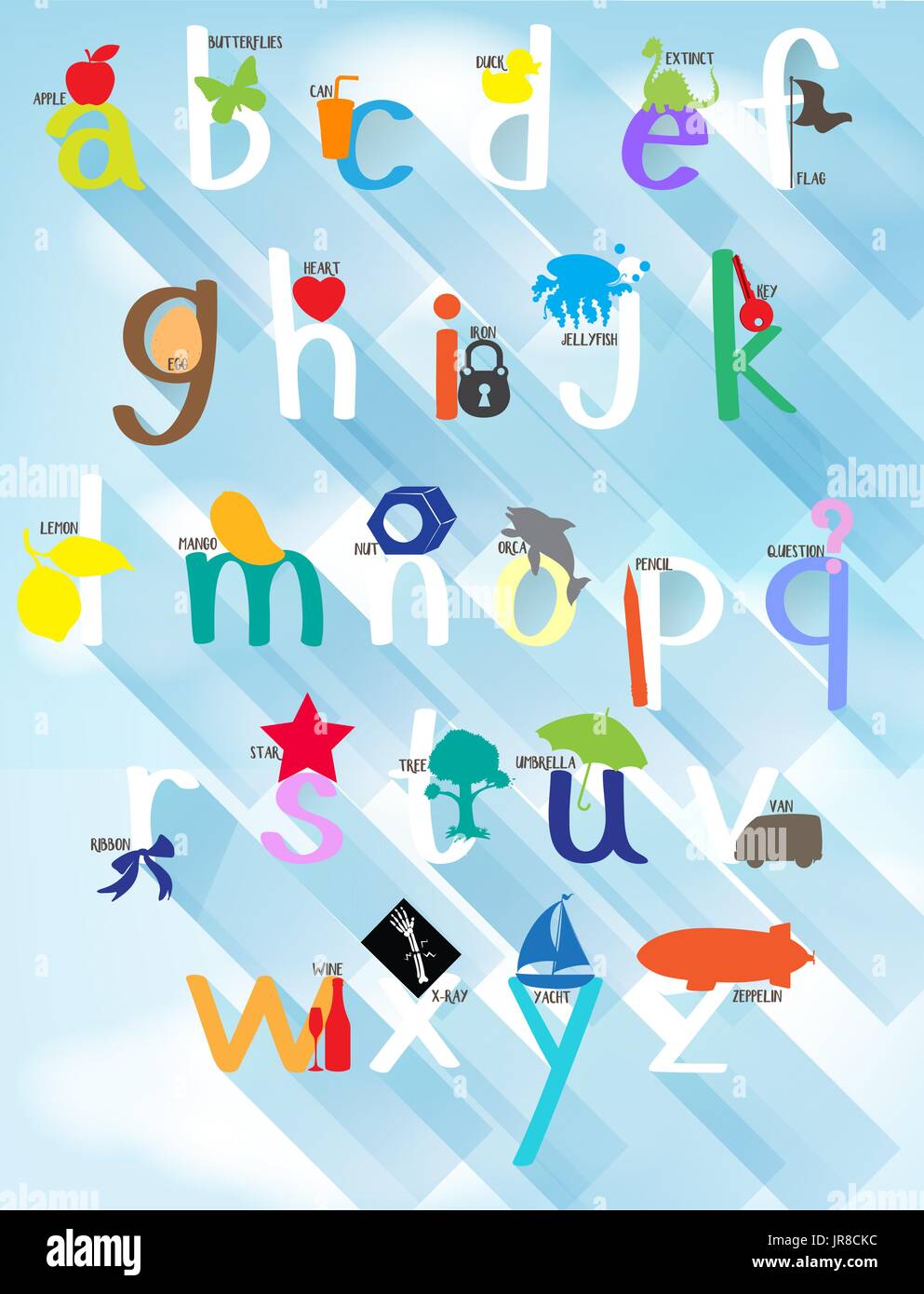 English alphabets vector hi-res stock photography and images - Alamy