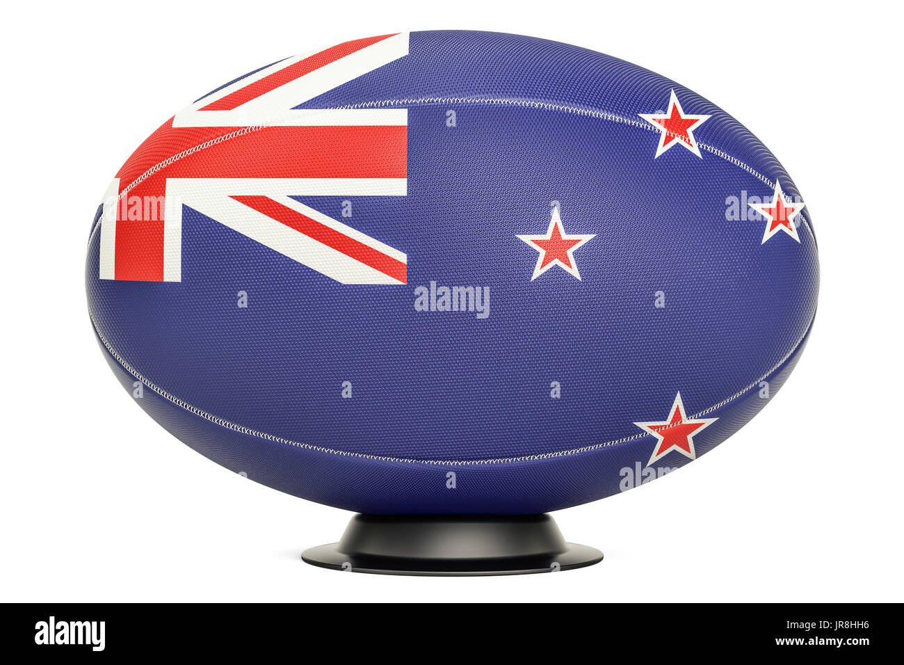 Rugby ball flag new zealand hi-res stock photography and images - Alamy