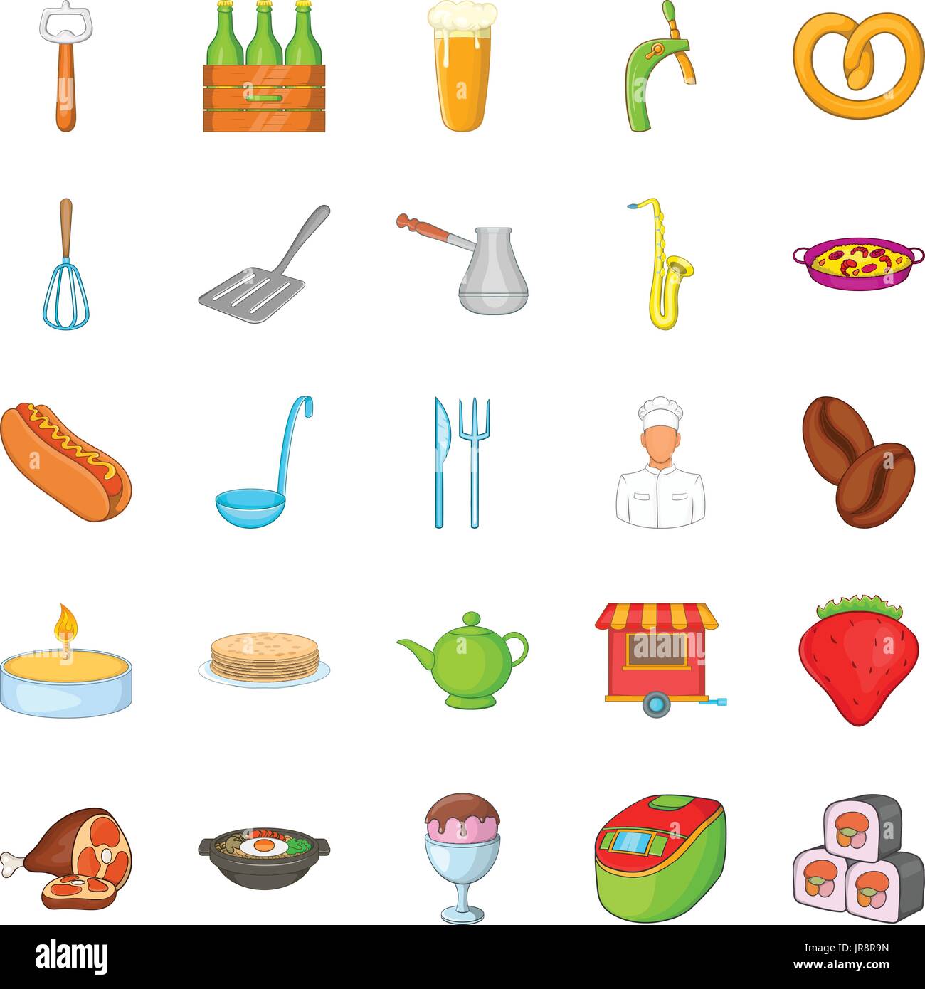 Italian food icons set, cartoon style Stock Vector Image & Art - Alamy Italian food icons set, cartoon style Stock Vector Image & Art - Alamy