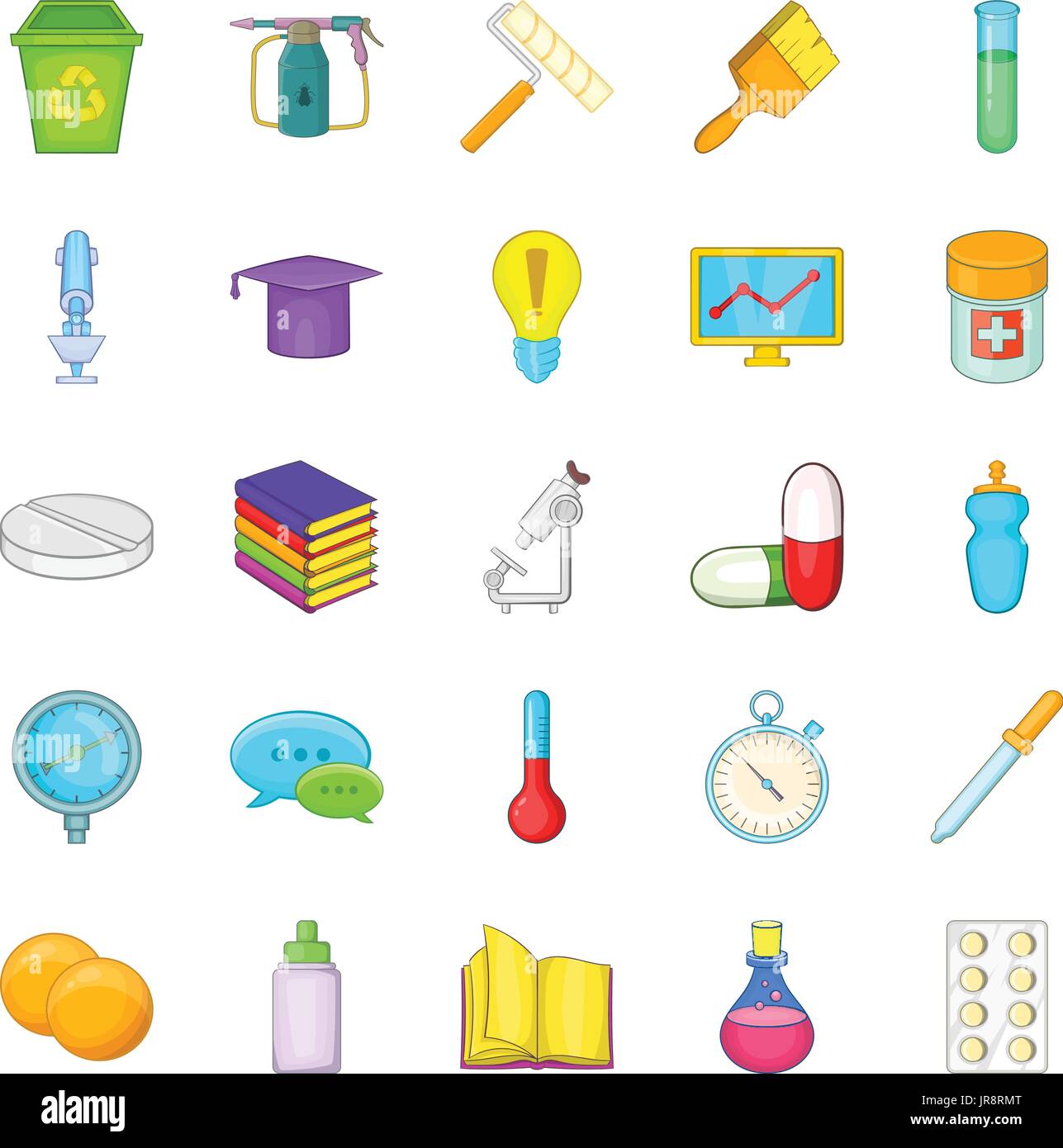 Experience icons set, cartoon style Stock Vector Image & Art - Alamy