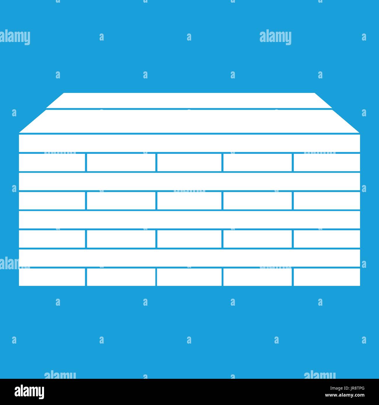 Wooden pallets icon white Stock Vector Image & Art - Alamy