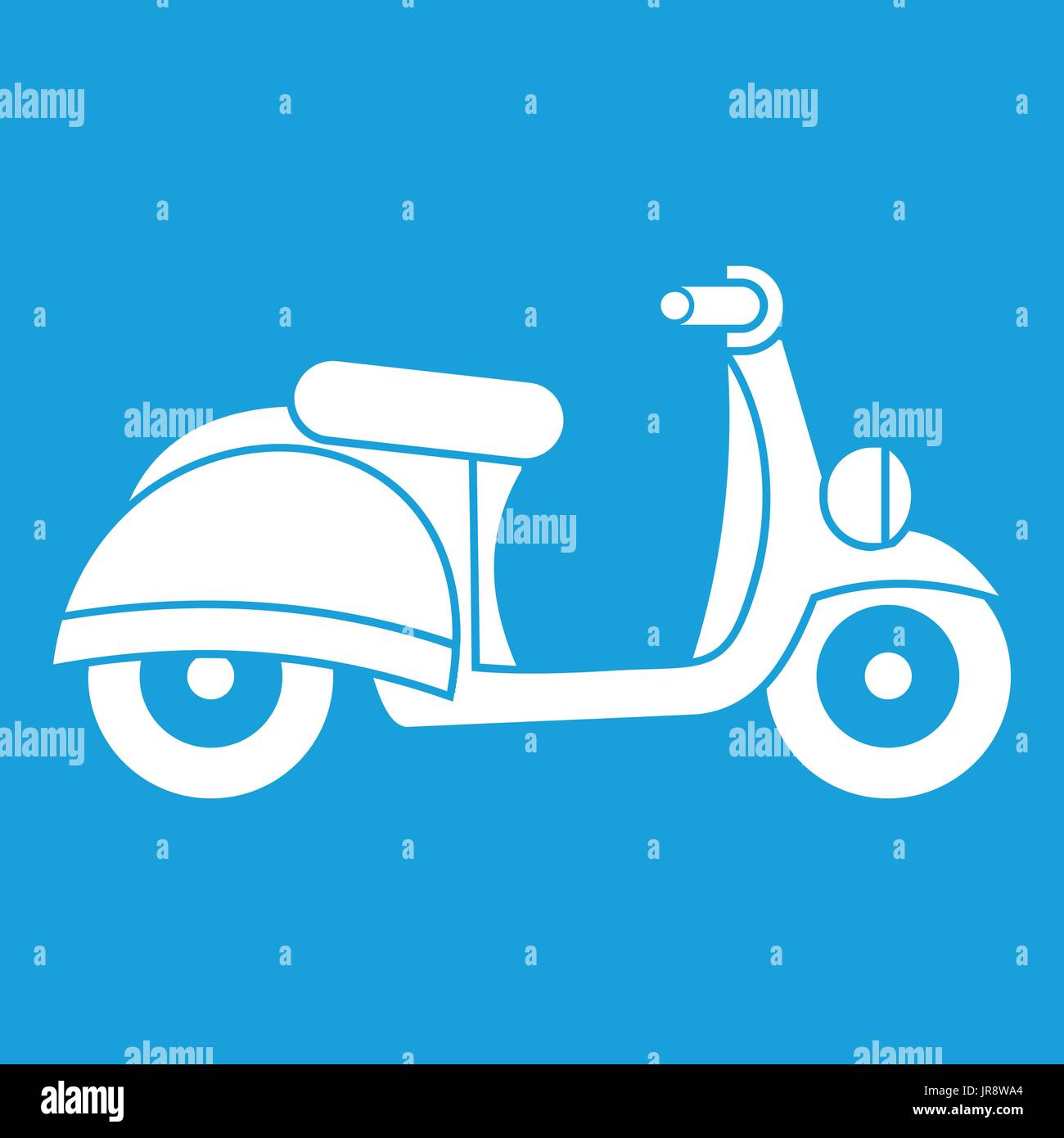 Motorbike icon white Stock Vector Image & Art - Alamy