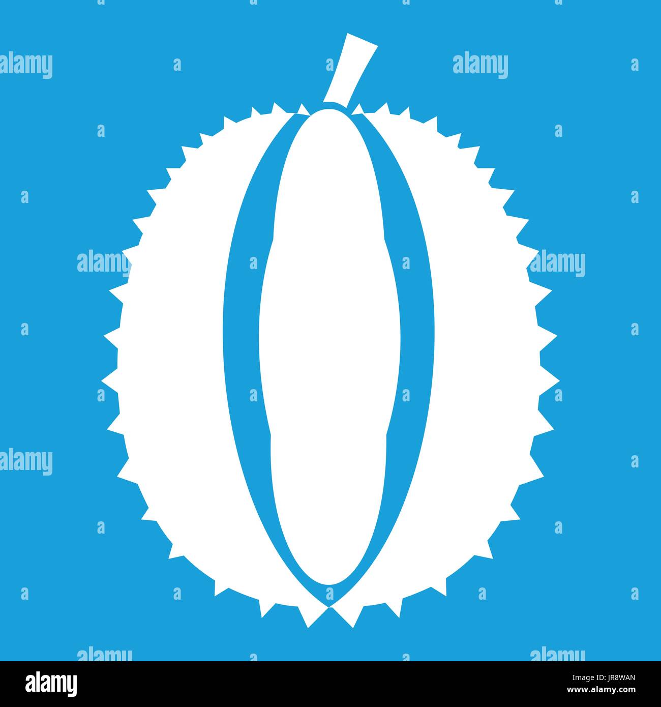 Durian icon white Stock Vector Image & Art - Alamy