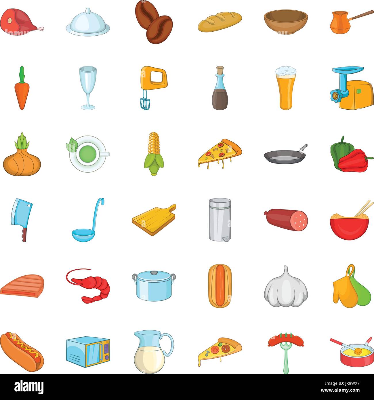 Good cooking icons set, cartoon style Stock Vector Image & Art - Alamy