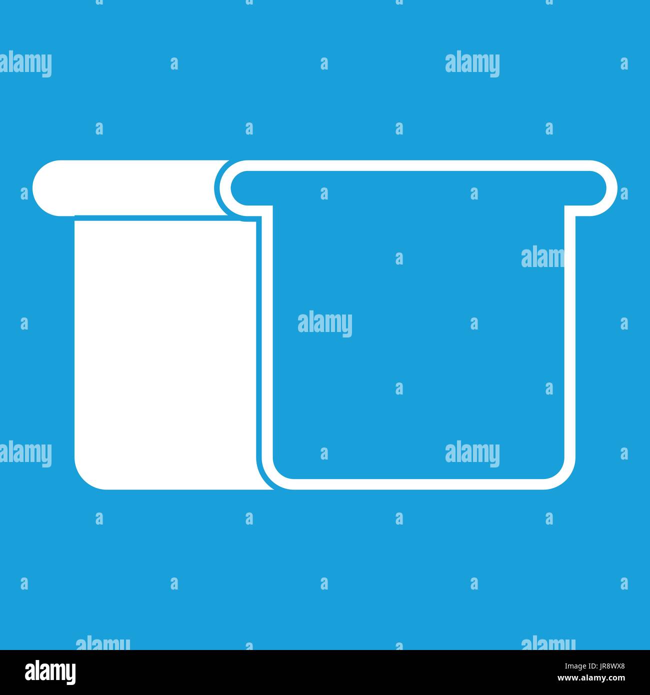 White bread icon white Stock Vector Image & Art - Alamy