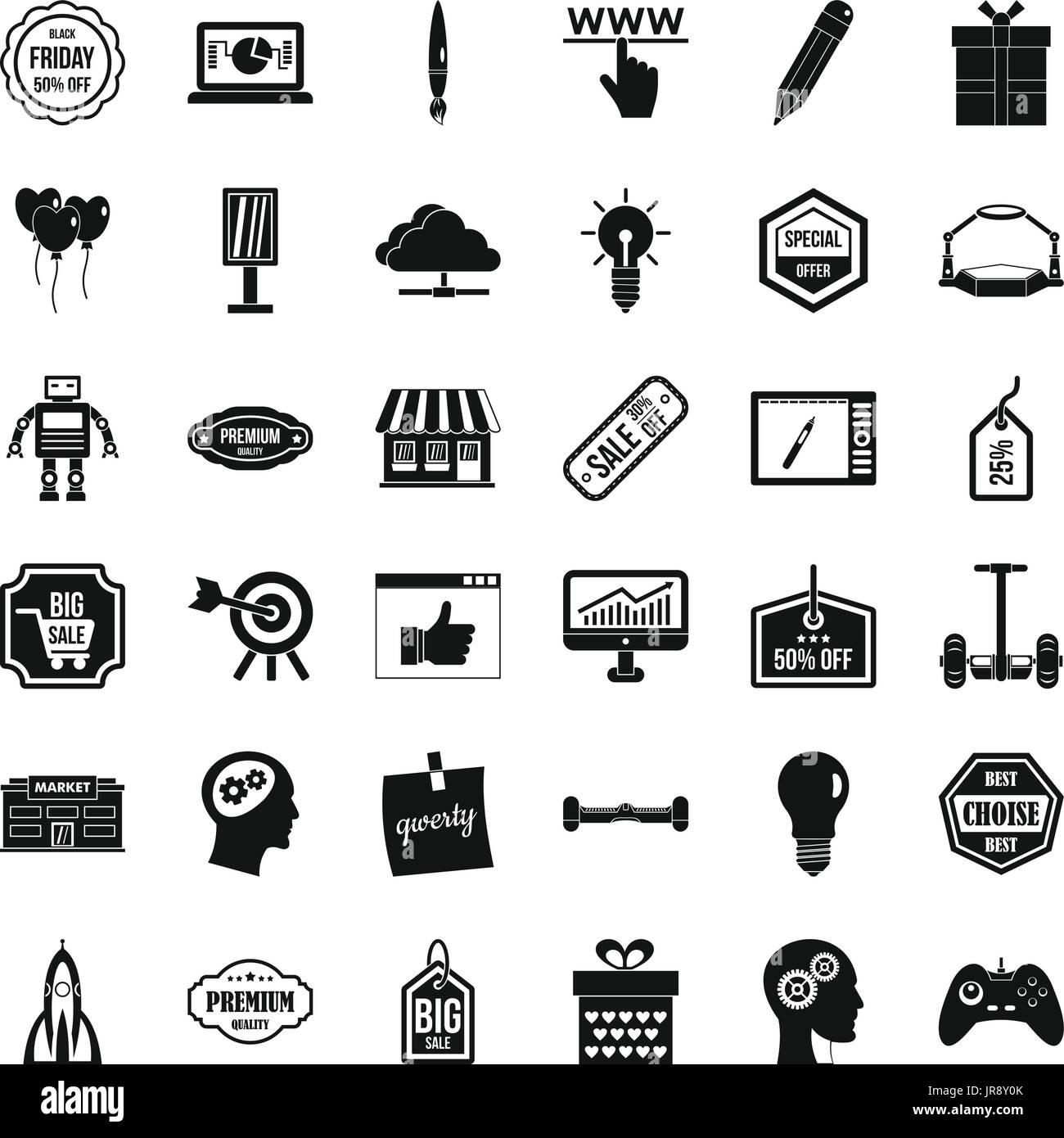 Good marketing icons set, simple style Stock Vector Image & Art - Alamy