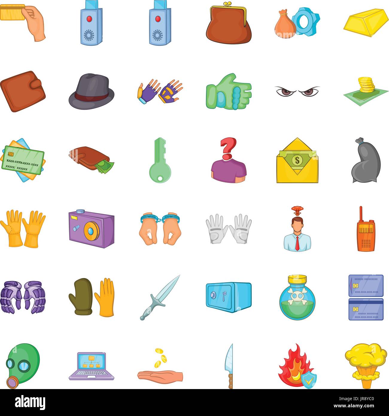 Guilty man icons set, cartoon style Stock Vector Image & Art - Alamy