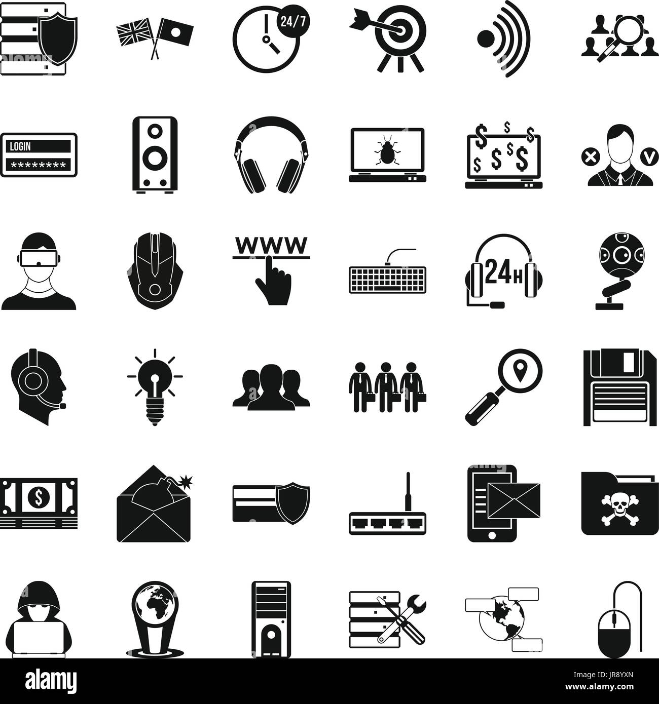 Money crime icons set, simple style Stock Vector Image & Art - Alamy