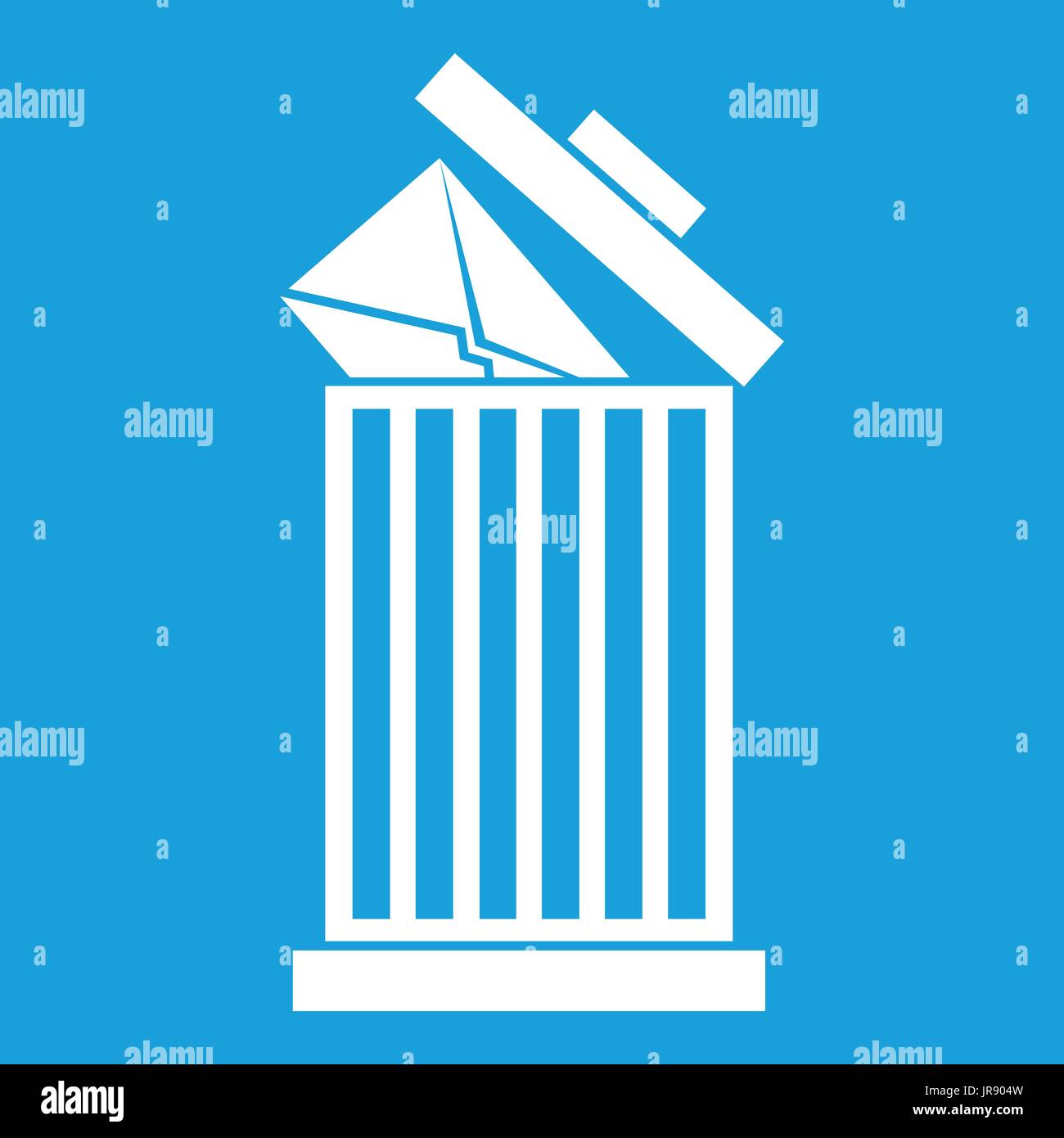 Mail bin post office Stock Vector Images - Alamy