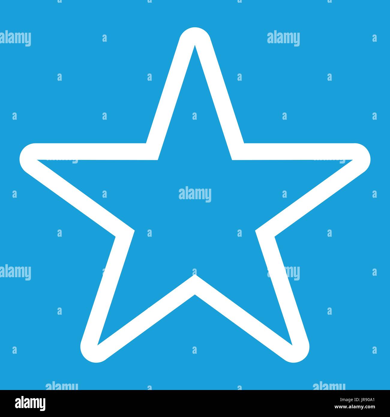 Star icon white Stock Vector Image & Art - Alamy