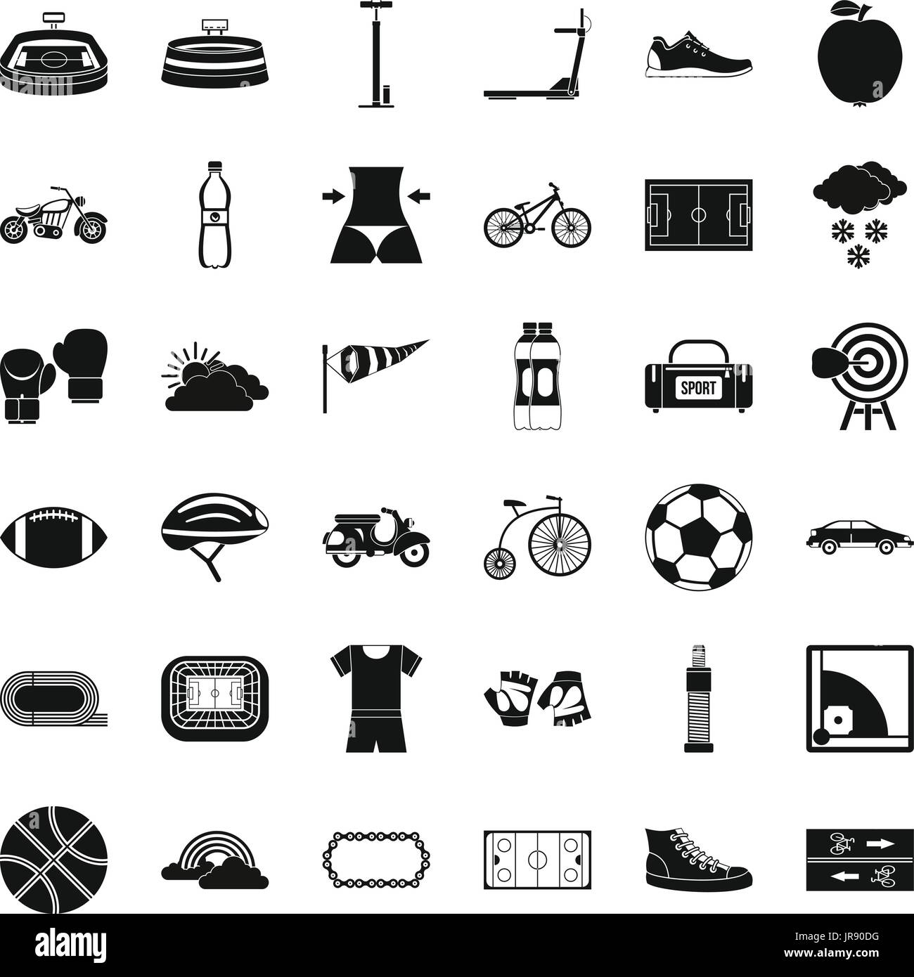 Cycling tool icons set, simple style Stock Vector Image & Art - Alamy