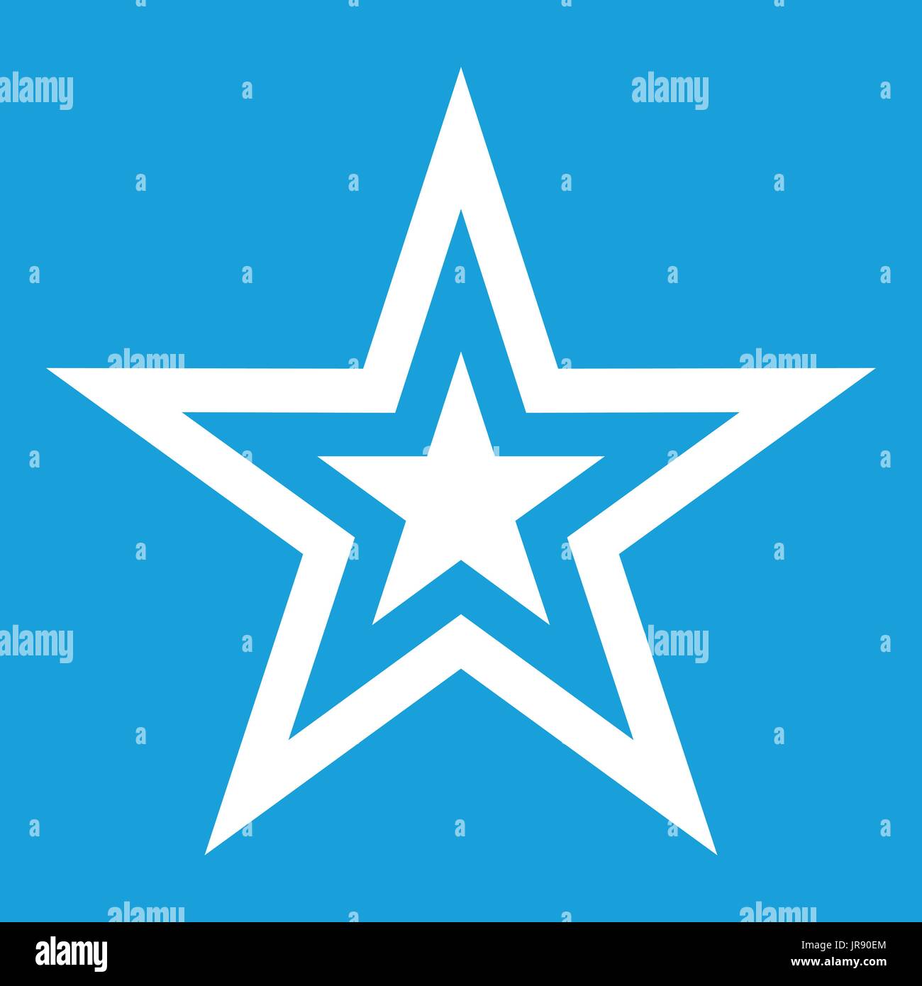 Star icon white Stock Vector Image & Art - Alamy