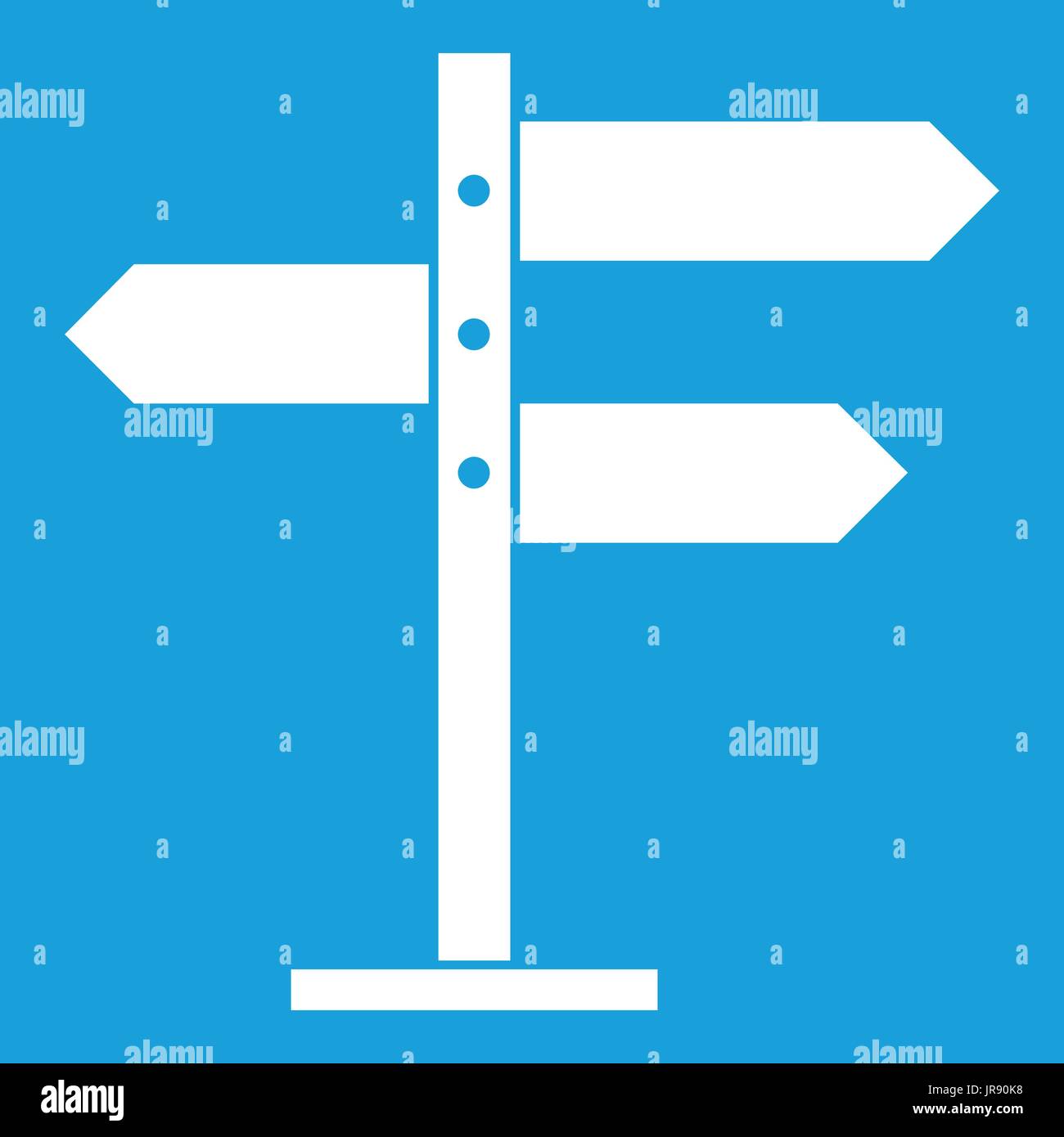 Direction signs icon white Stock Vector Image & Art - Alamy