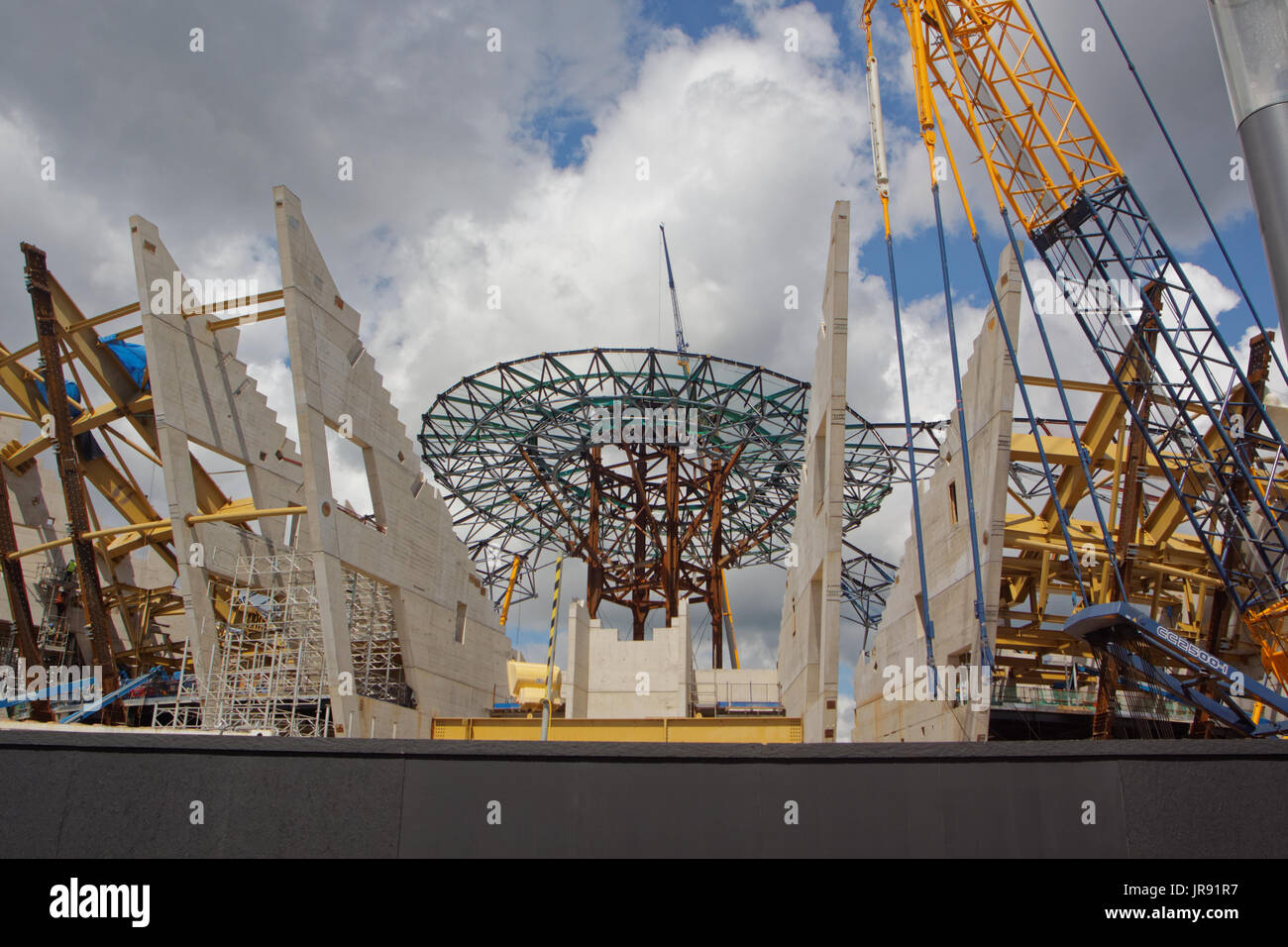 construction of the now complete The SSE Hydro, SEC, Glasgow Stock ...