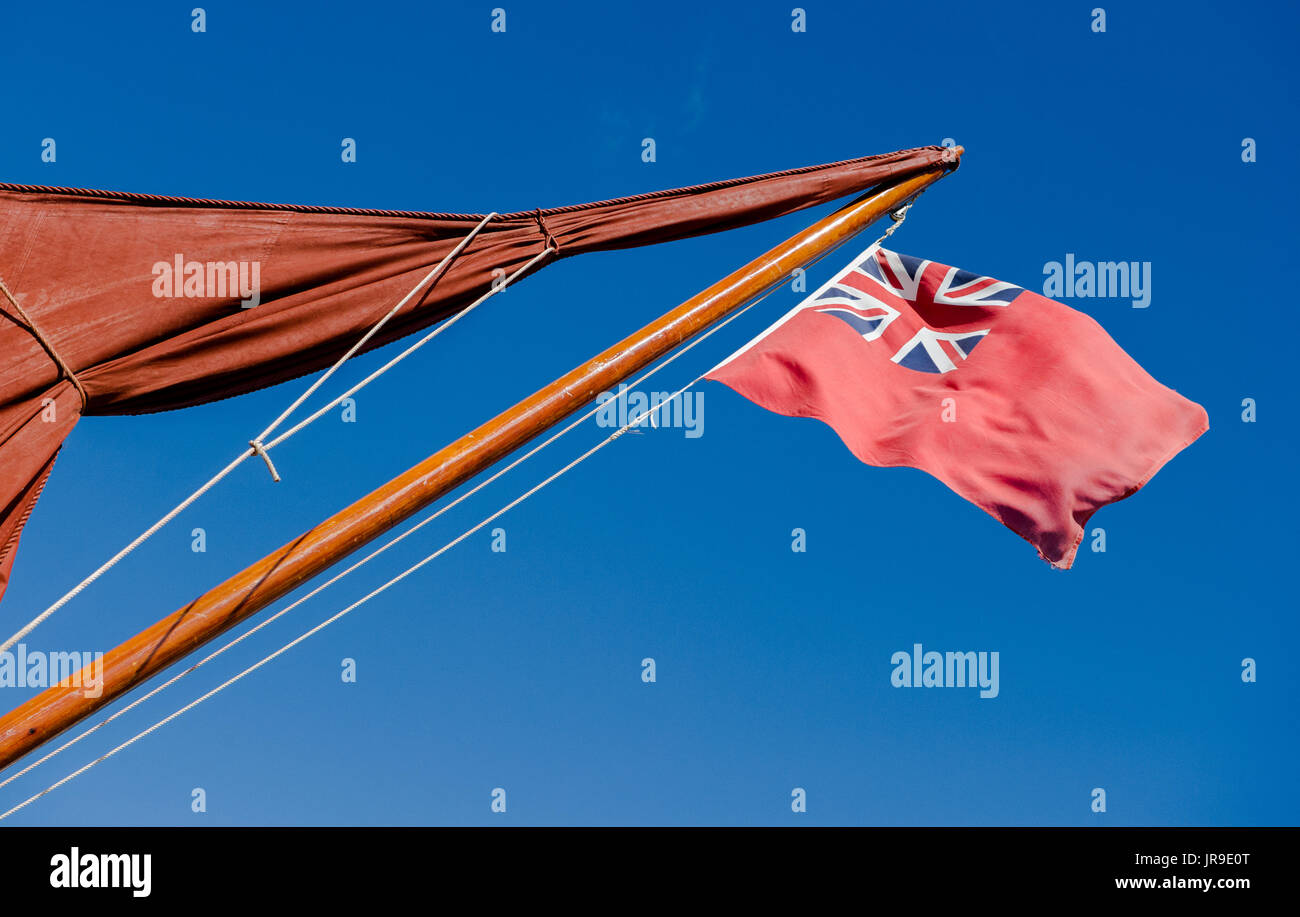 Ship mast flag hi-res stock photography and images - Alamy