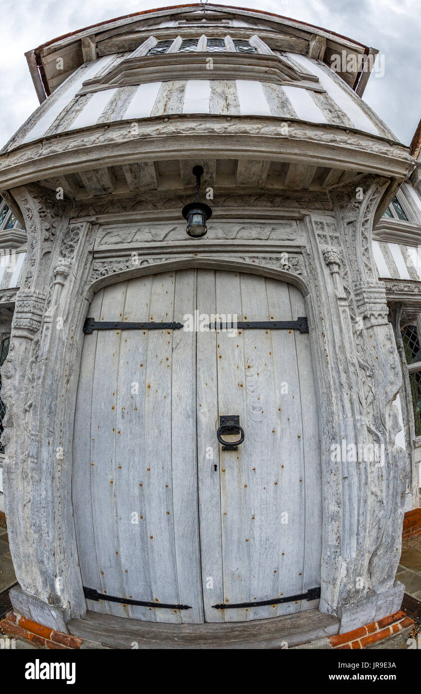 The timber framed Tudor Guildhall at Lavenham, Suffolk Stock Photo - Alamy