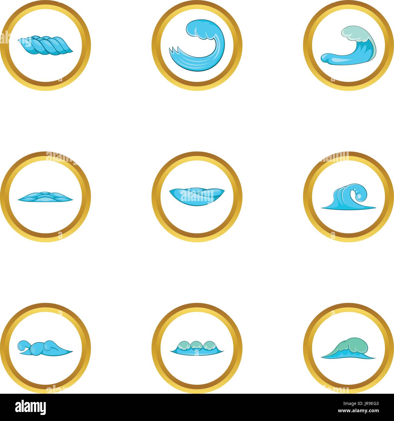 Flowing main Stock Vector Images - Alamy