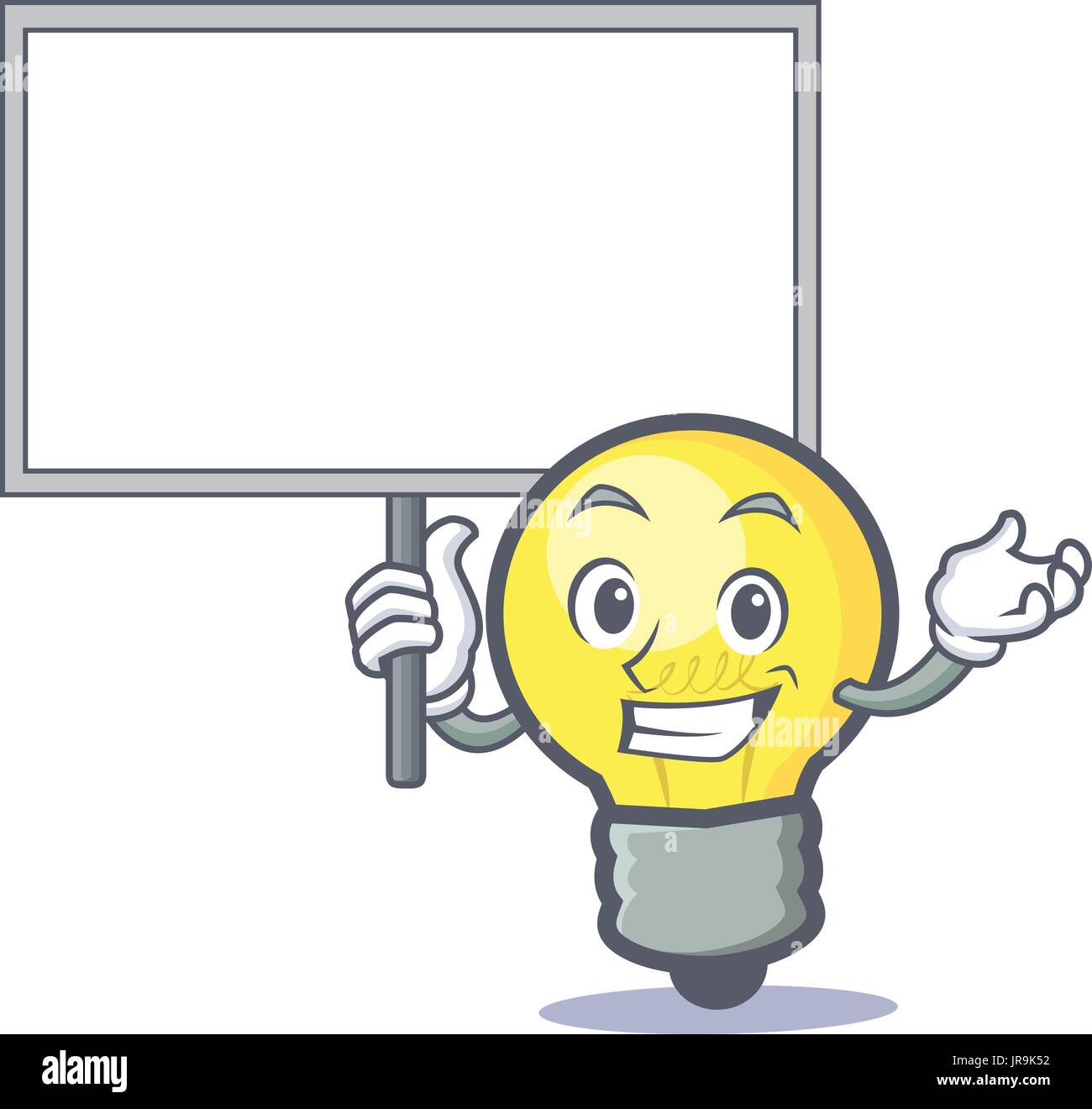 Bring board light bulb character cartoon Stock Vector Image & Art - Alamy