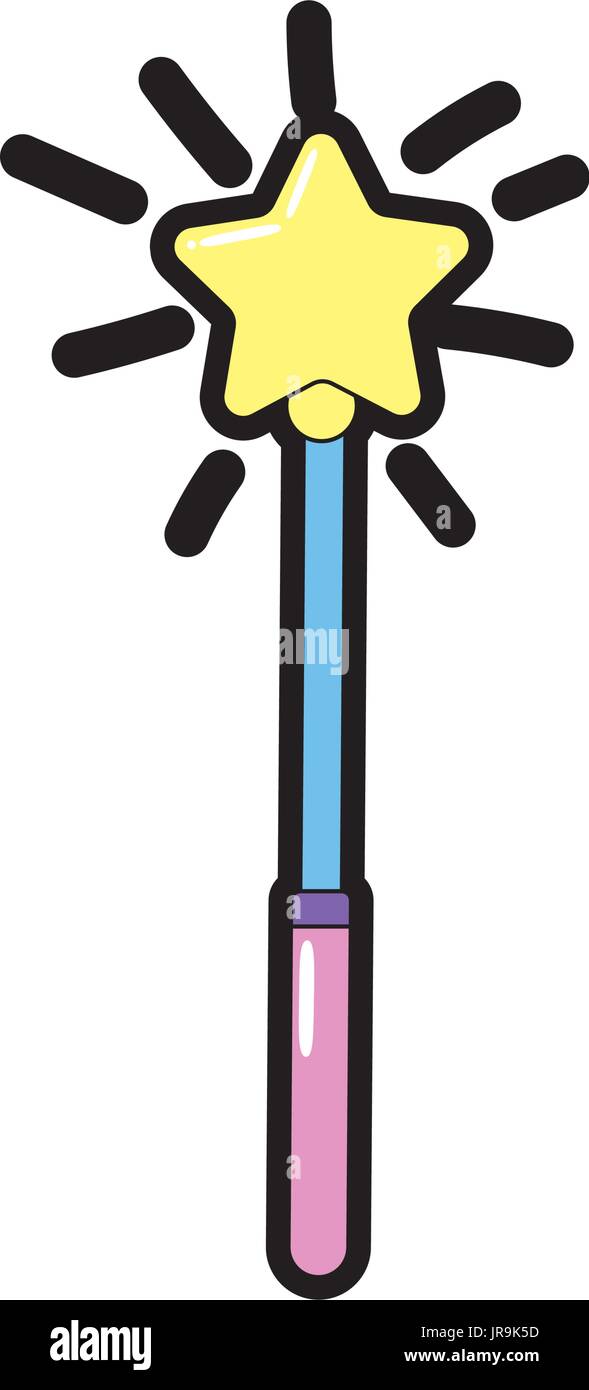 star magic wand design and wizard symbol Stock Vector Image & Art - Alamy