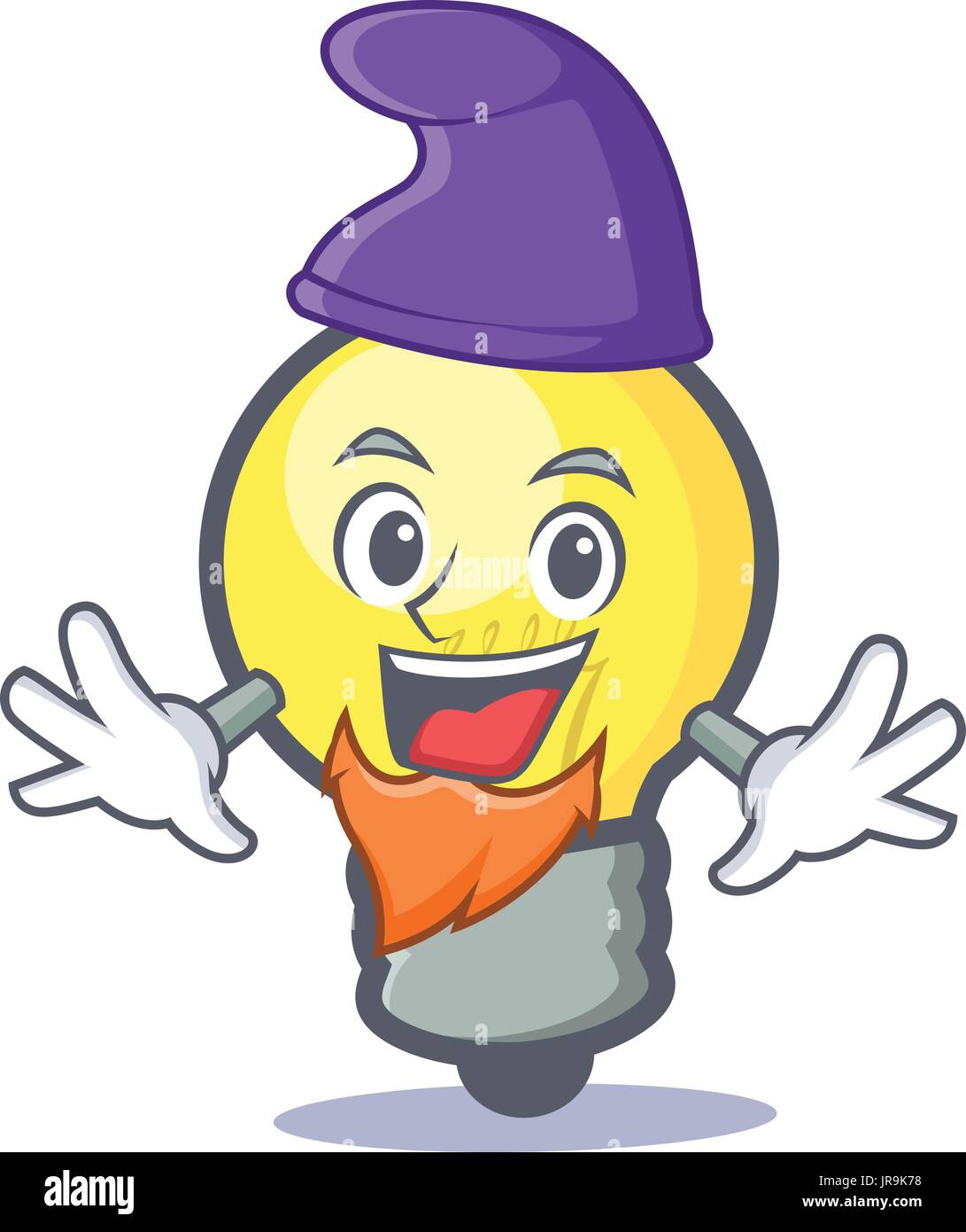 Elf light bulb character cartoon Stock Vector Image & Art - Alamy
