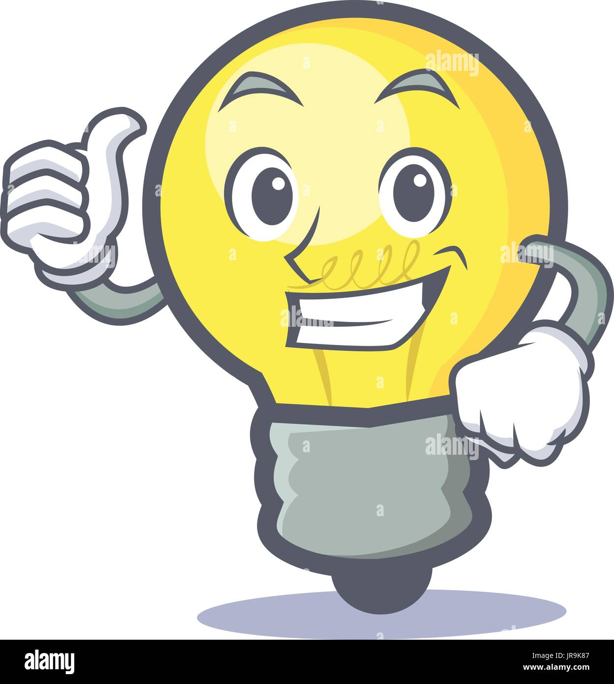 Proud light bulb character cartoon Stock Vector Image & Art - Alamy