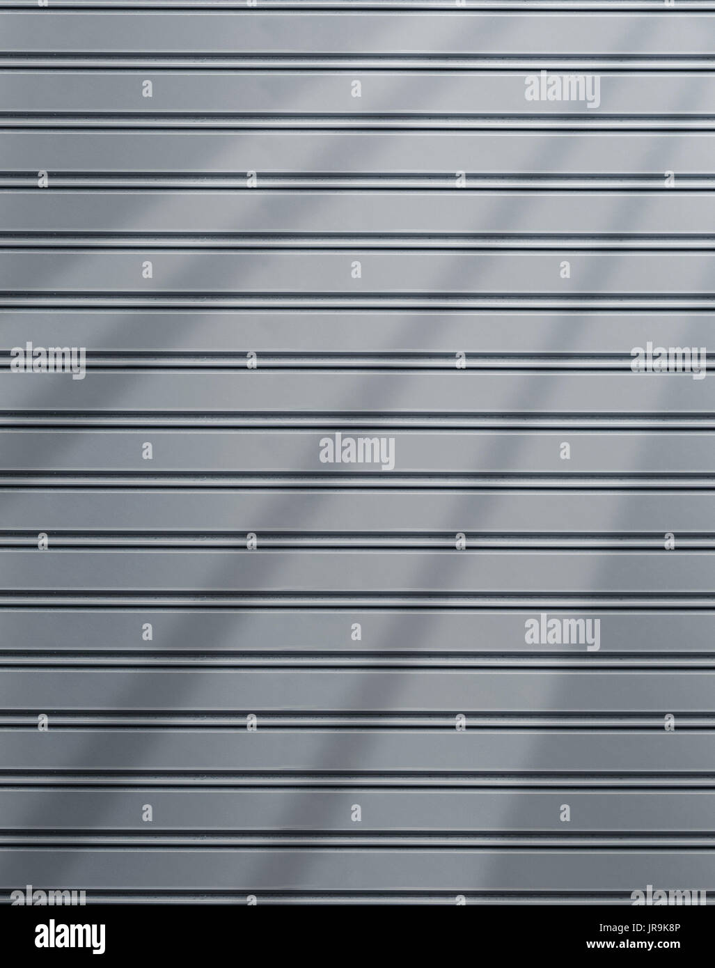 beautiful pattern of corrugated metal sheet with light effect Stock ...