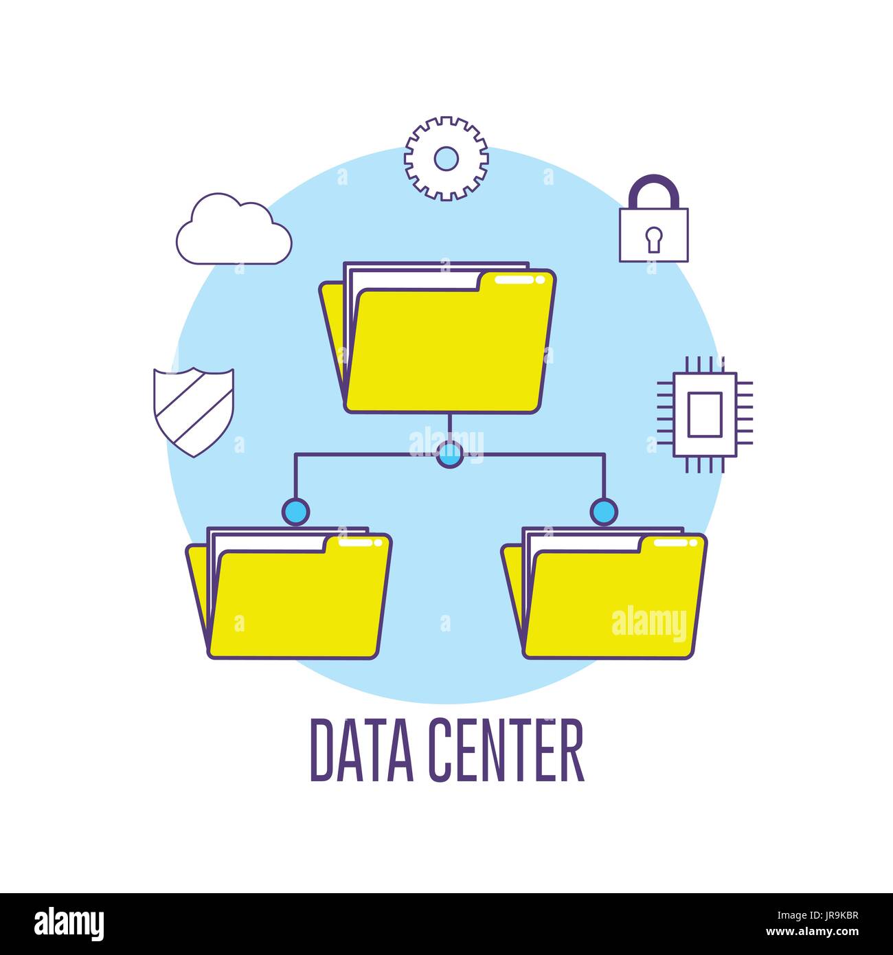 data center connection information server Stock Vector Image & Art - Alamy