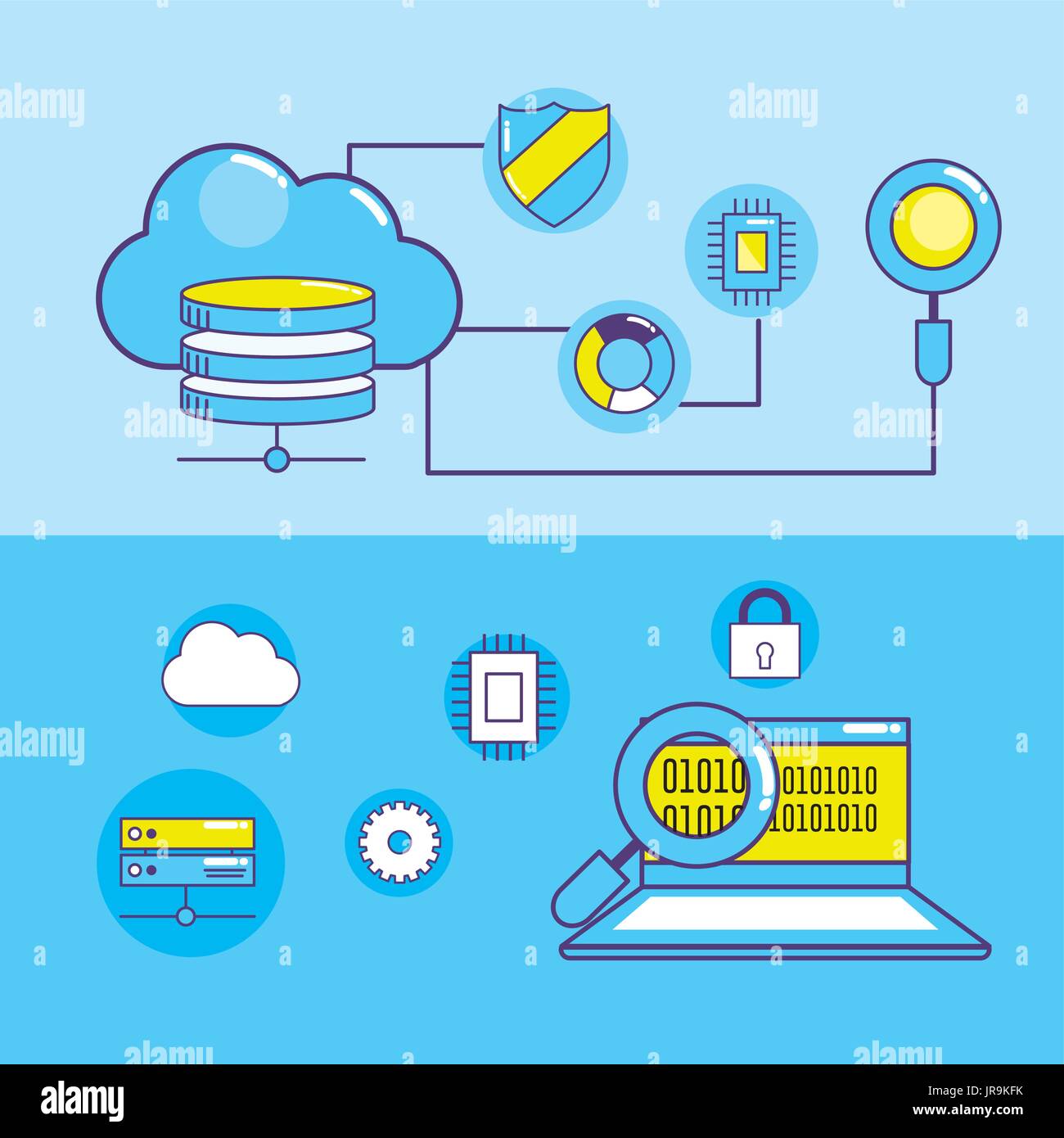 set technology data center connection Stock Vector Image & Art - Alamy