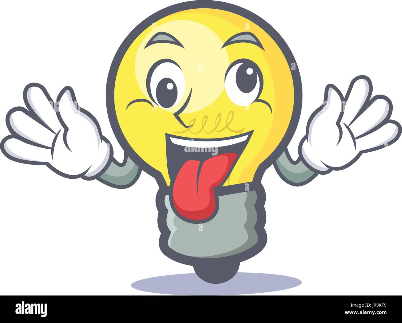 Crazy light bulb character cartoon Stock Vector Image & Art - Alamy