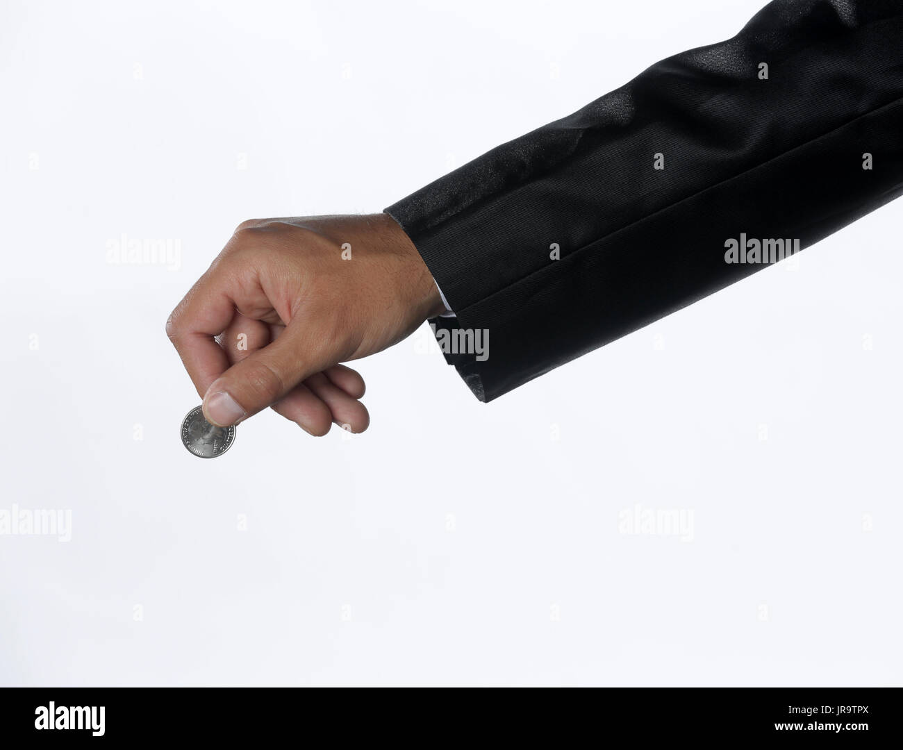 hand with coin (currency) hand with coin (currency Stock Photo - Alamy