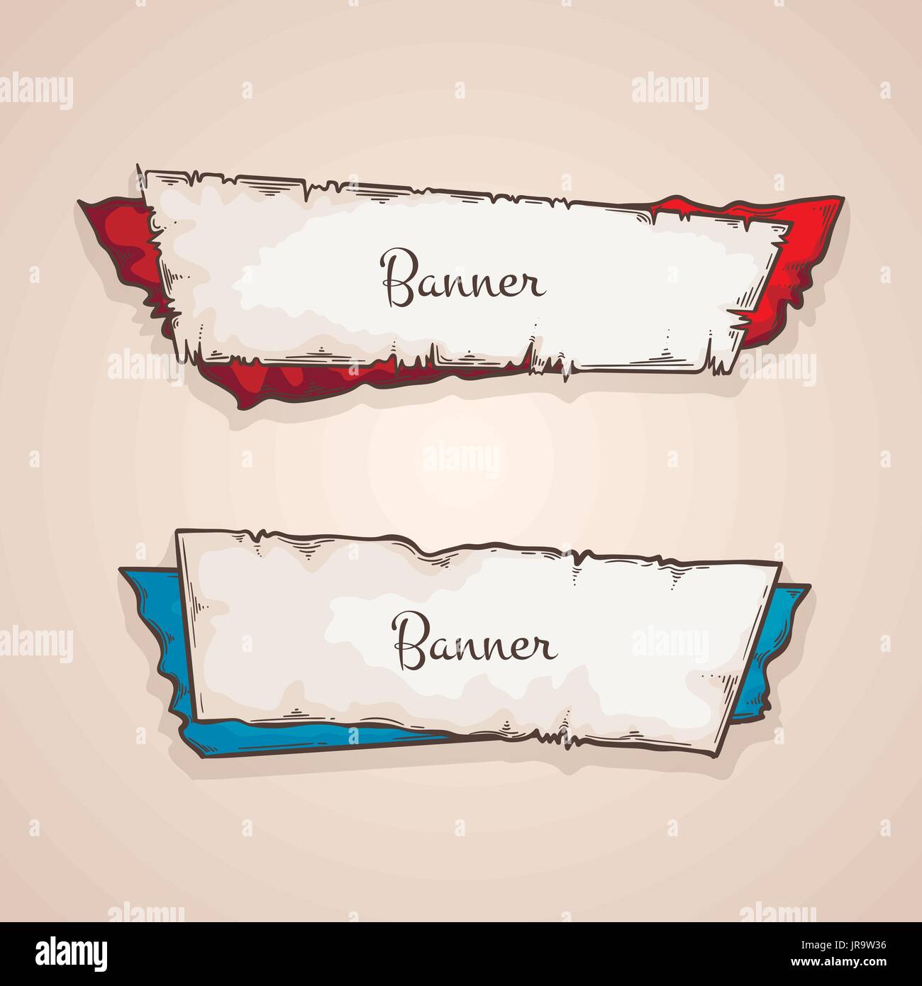 Old banners vector collection Stock Vector Image & Art - Alamy