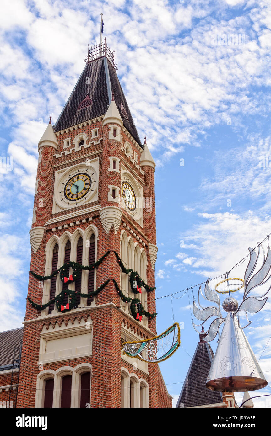 Perth town hall clock hi-res stock photography and images - Alamy