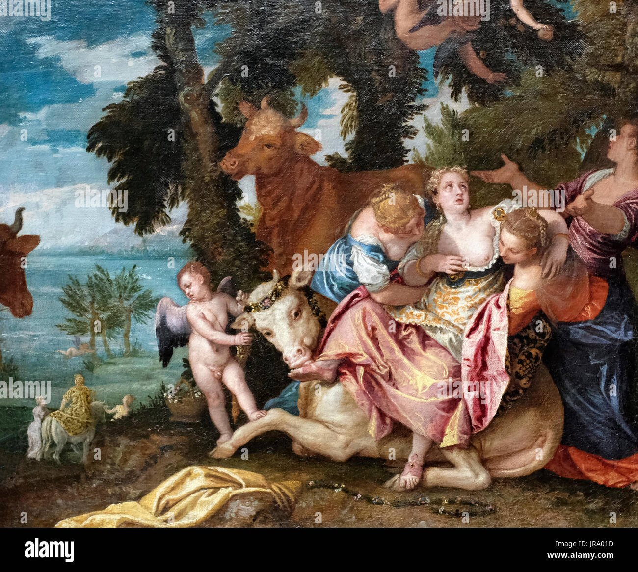 The Rape of Europa, circa 1570 - Paolo Veronese Stock Photo - Alamy