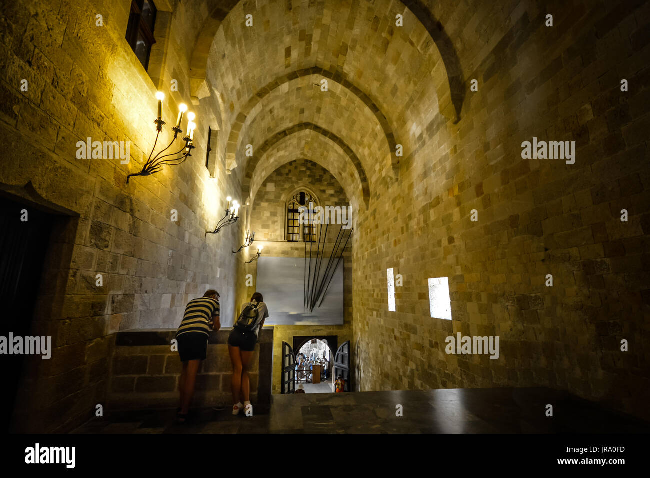 Medieval castle interior hi-res stock photography and images - Alamy
