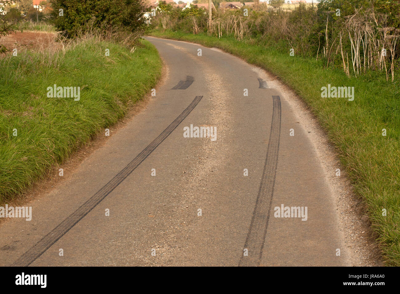 Braking skid marks High Resolution Stock Photography and Images - Alamy
