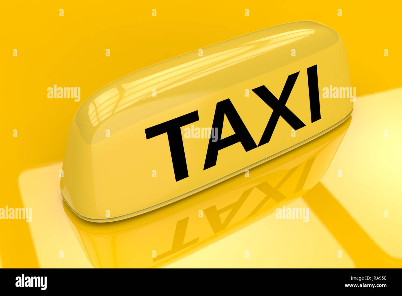 3d rendering taxi sign on yellow background Stock Photo - Alamy
